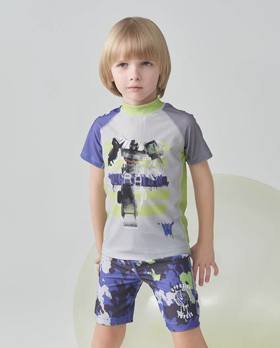 Aimer Kids Boys Transformers Swimwear Set 3 Pieces – AÍMER Singapore