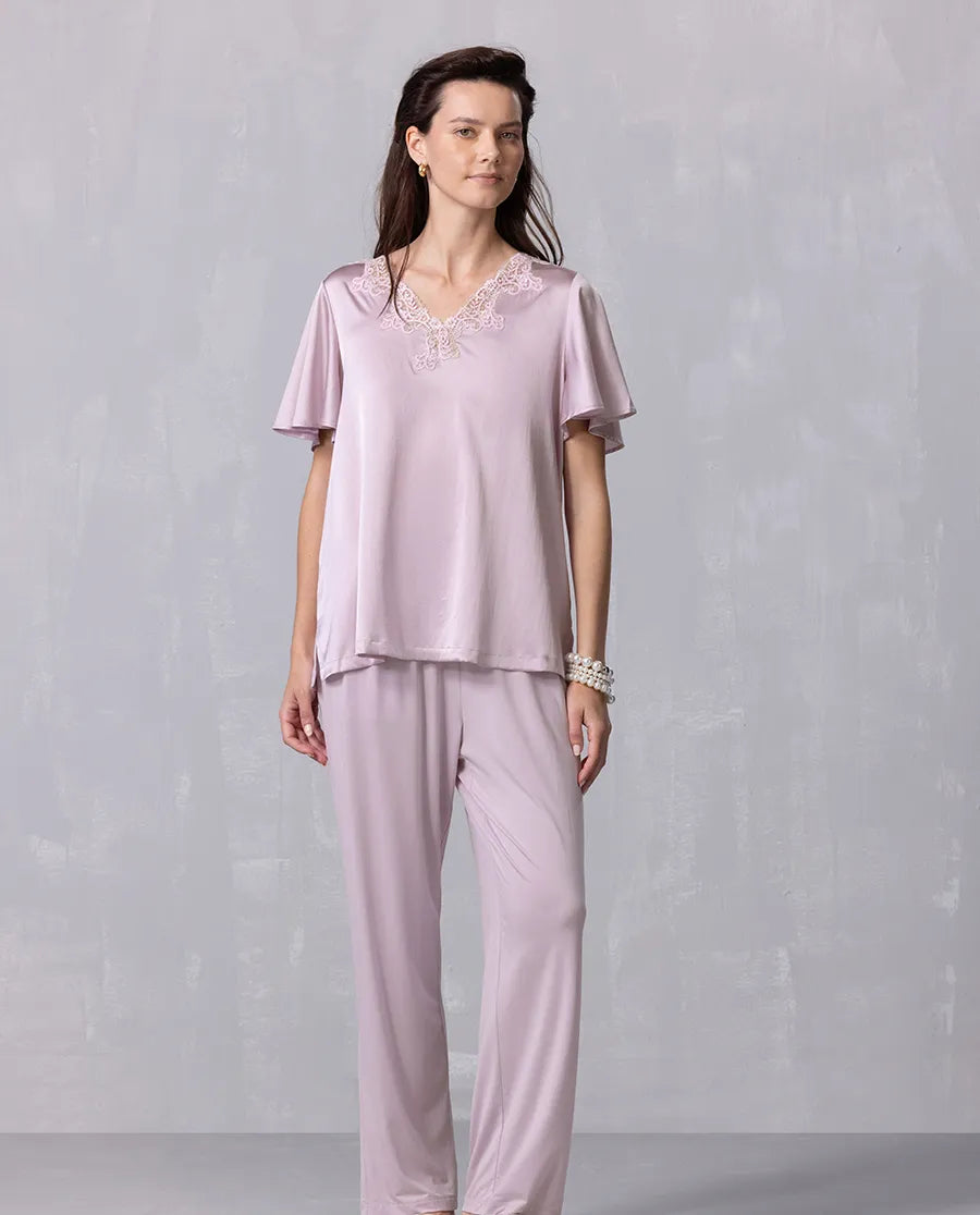 Aimer 25SS Luxury Mulberry Silk Premium Lounge Set – AÍMER Singapore