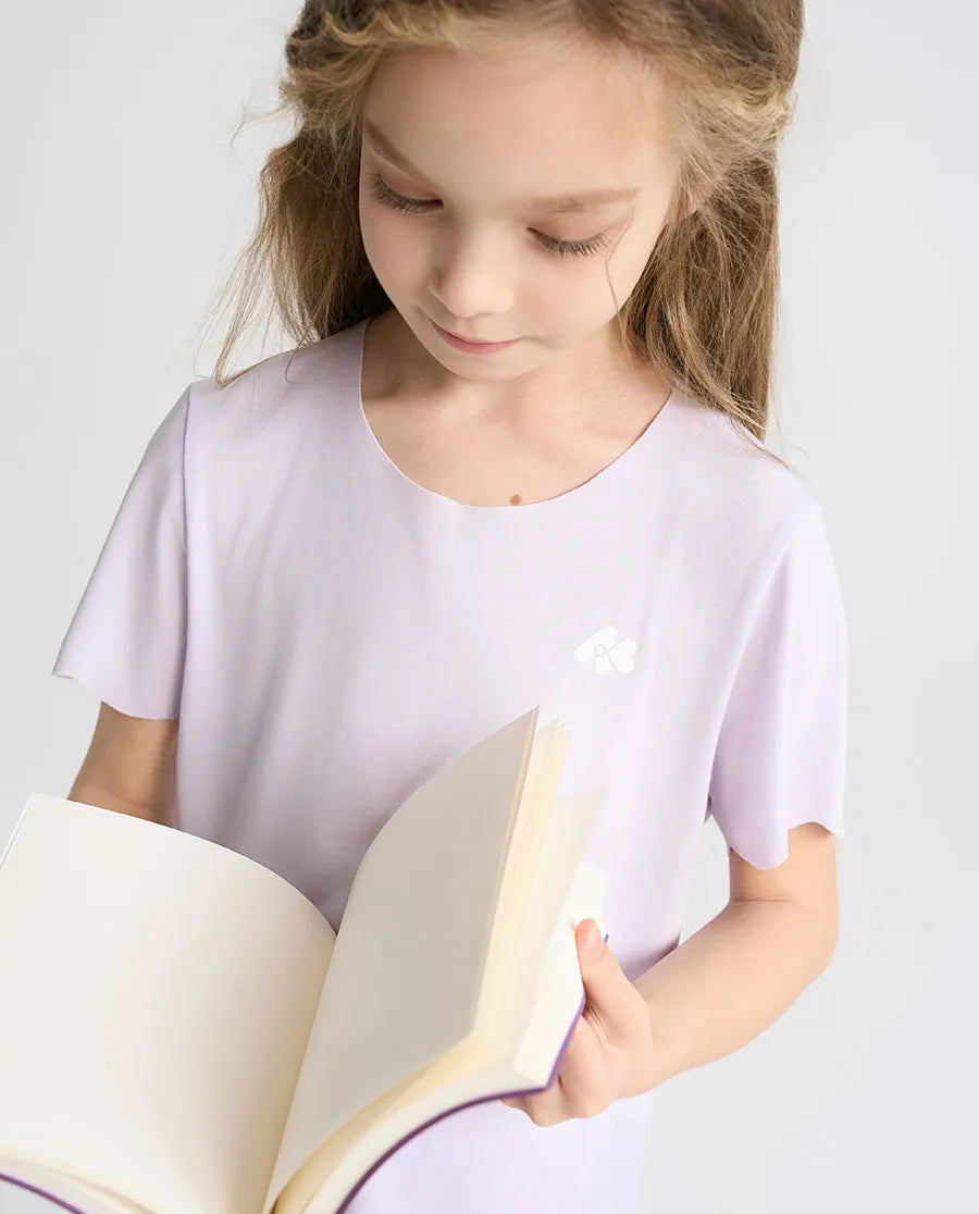 Aimer Kids Cool Feeling Milk Fiber Sleepwear Top For Girls – AÍMER ...